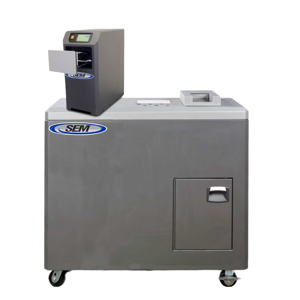 SEM Model EMP1000 Rotational Hard Drive Shredder | Paystation